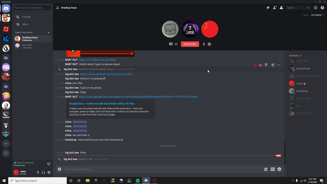 3 minutes of normal discord conversation - YouTube