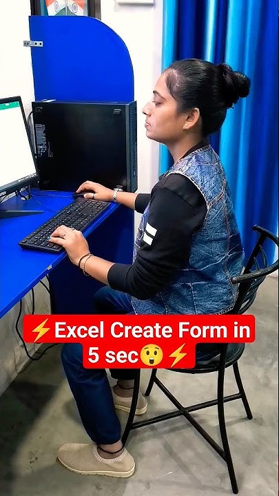 Excel Form Create With In 5 Sec🔥😲 Viral Shorts Shortvideo Youtube