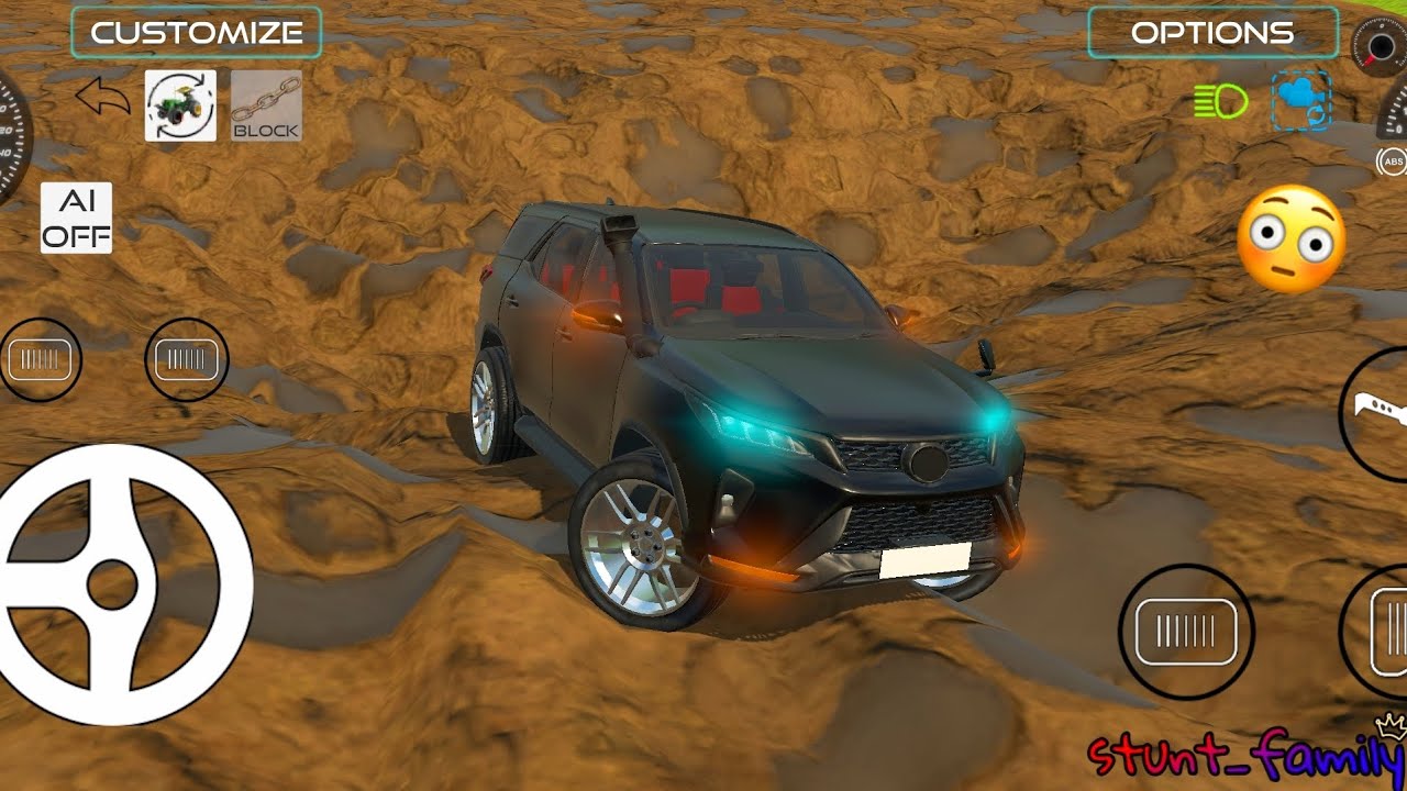 mud mode : fortuner legender Next level performance in mod mode - YouTube