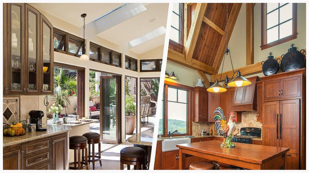 75 Beautiful Kitchen With Beige Backsplash And Paneled Appliances ...