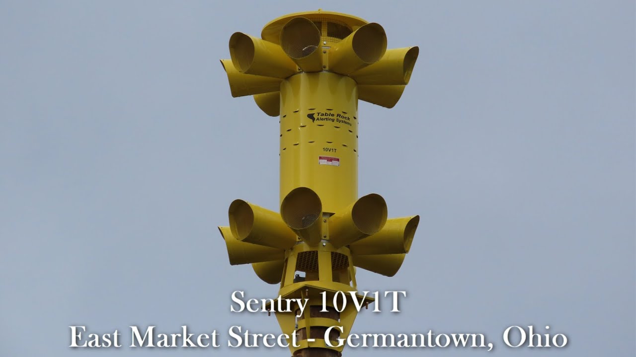Brand New Sentry 10V1T Siren Test | Alert | Germantown, OH | 2/3/25 ...