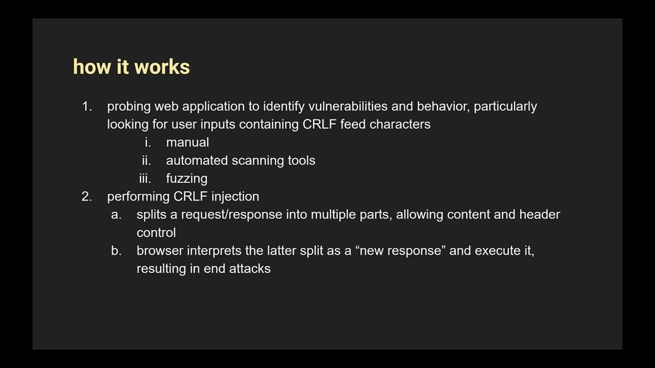 CWE-113 HTTP Request/Response Splitting Demo - YouTube