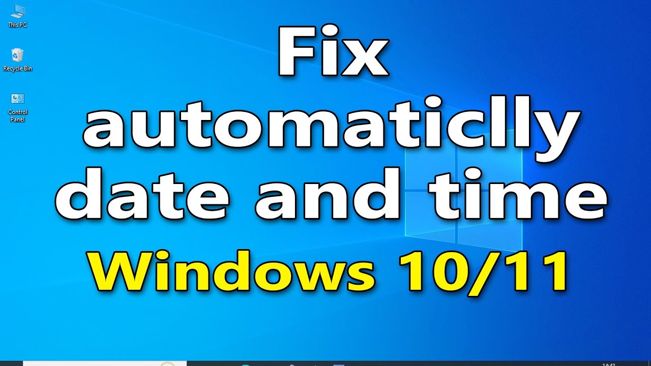 Date Time Automatically Correction In Windows 10 11 YouTube date-time-automatically-correction-in-windows-10-11-youtube