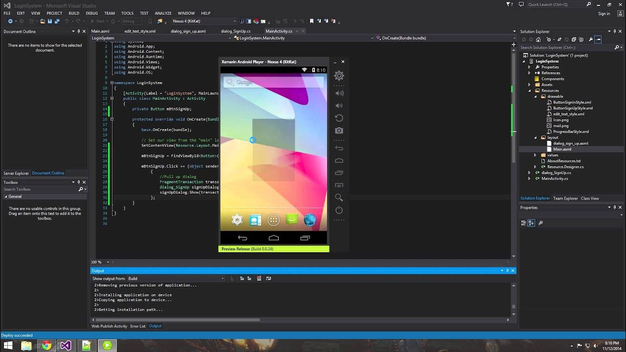 Xamarin Android Tutorial 8 Creating a Dialog Fragment - YouTube