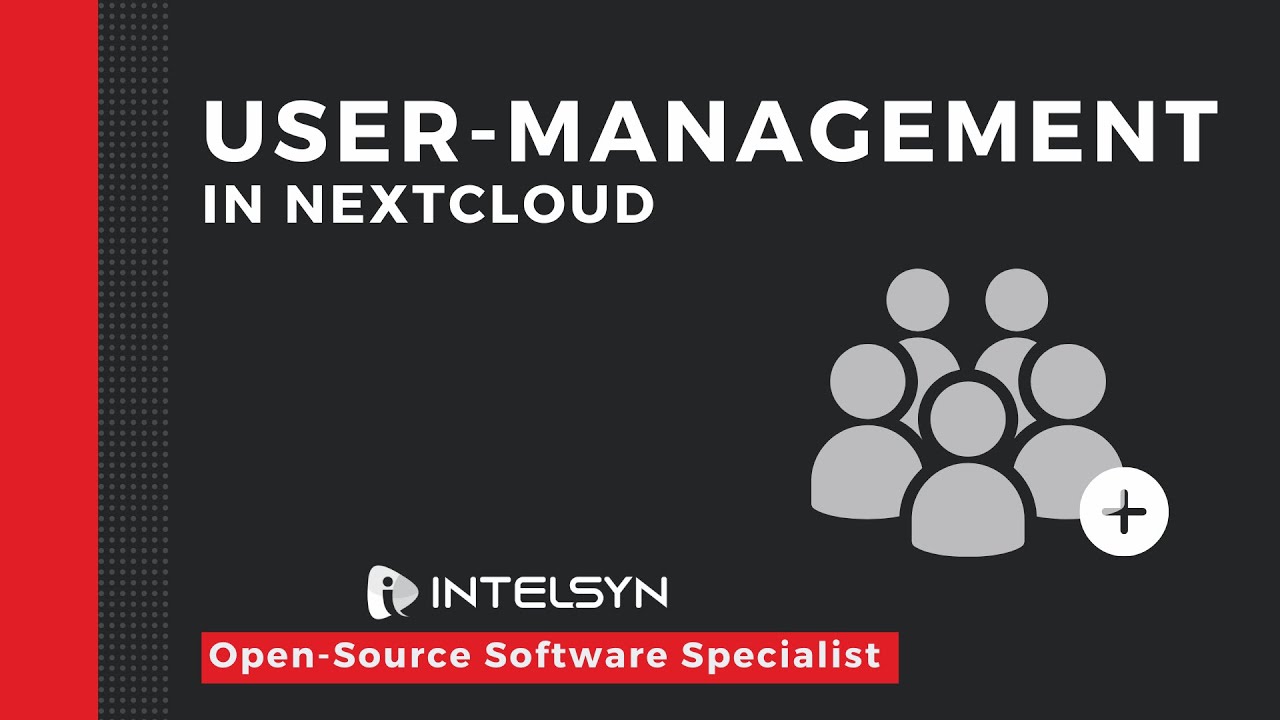 How to do User Management in Nextcloud || intelsyn - YouTube