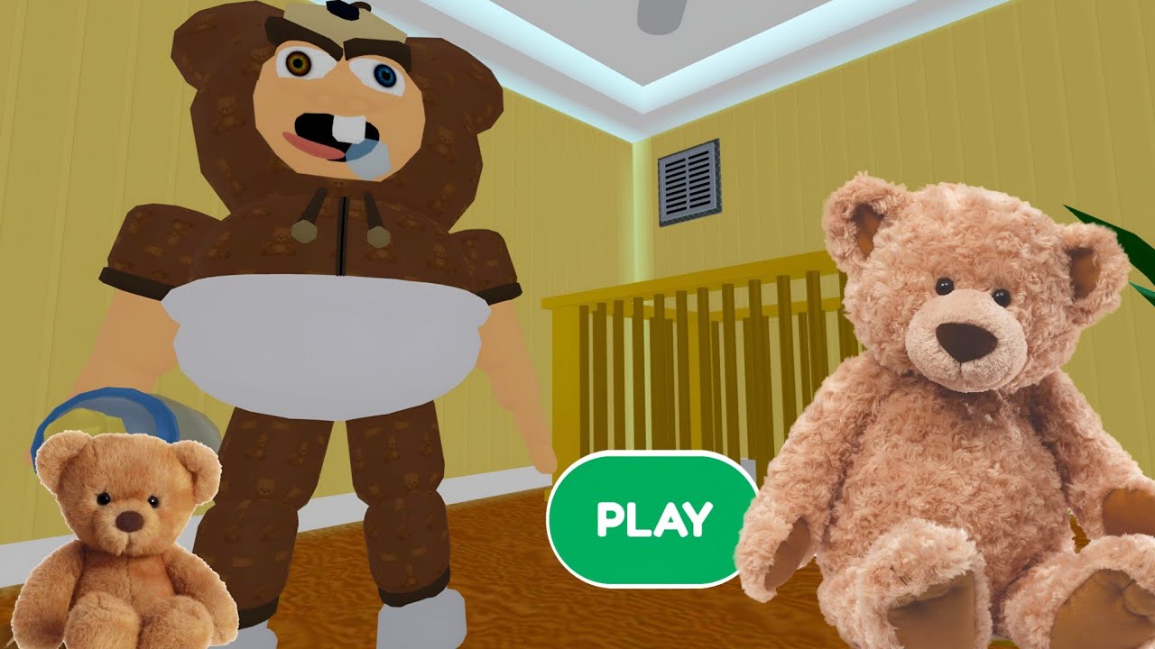 😲ESCAPE BABY TEDDY'S DAYCARE (FIRST PERSON OBBY)FULL WAIKTHROUGH ...