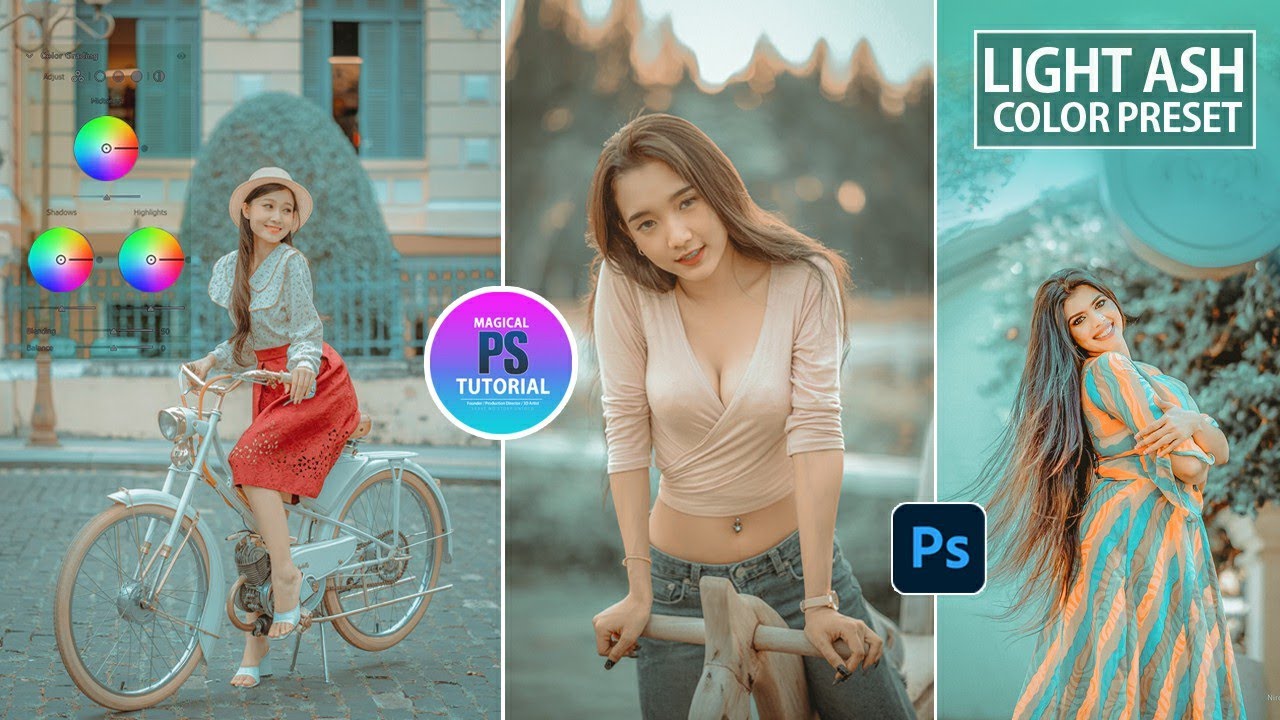 Light Ash Color Preset 2022 I XMP Free Download By Magical PS Tutorial - YouTube