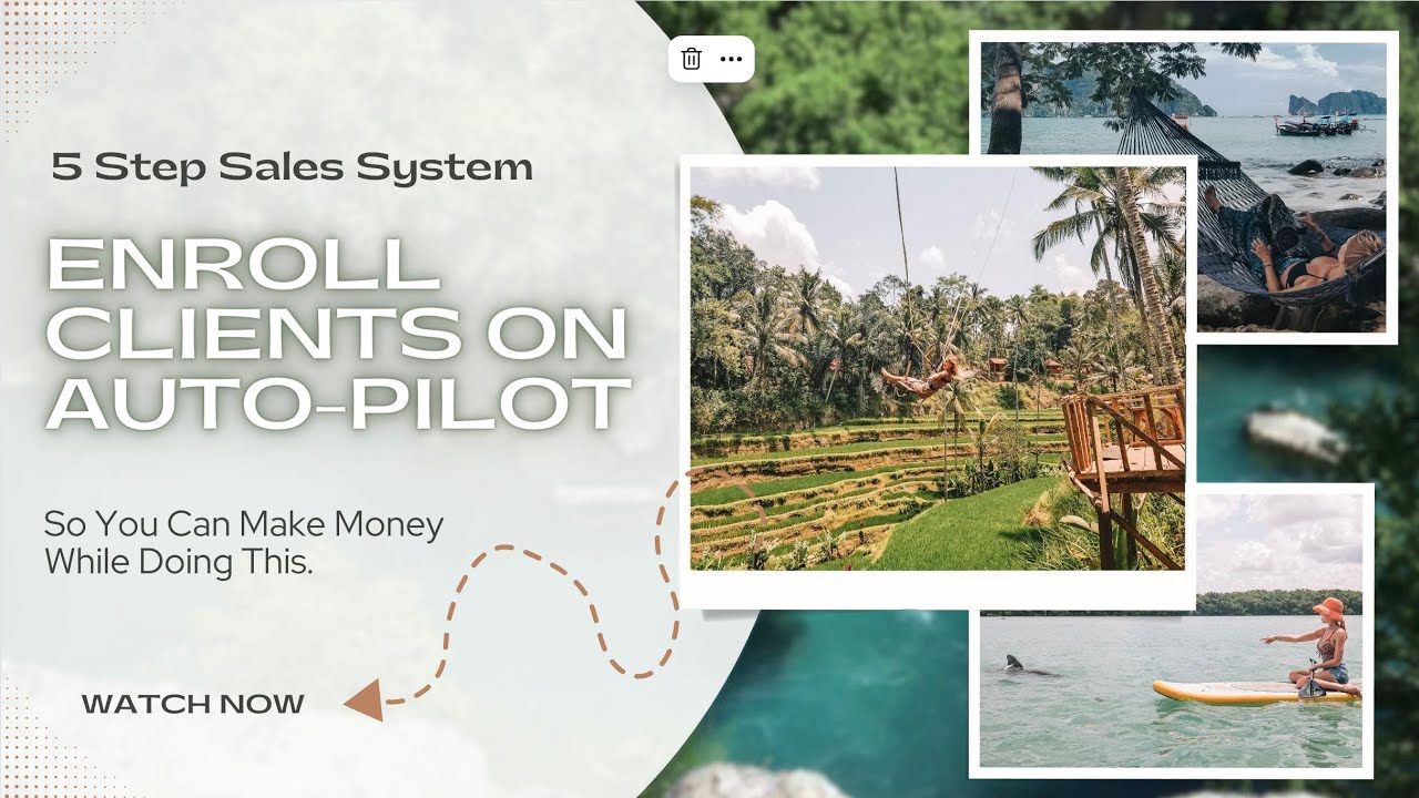 Building a Business That Runs Without You (5 Step Sales System) - YouTube