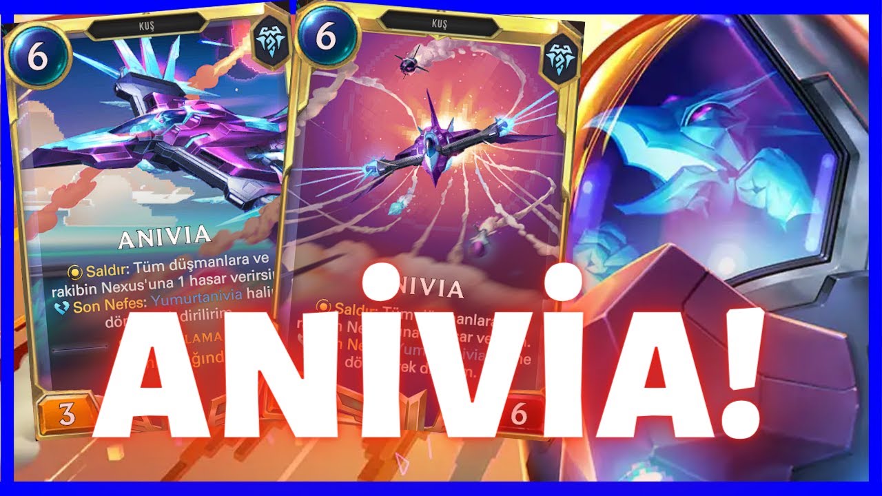 ANİVİA UÇUŞA GEÇİYOR! Anivia/Gölge Adalar Kontrol Destesi [Legends of ...