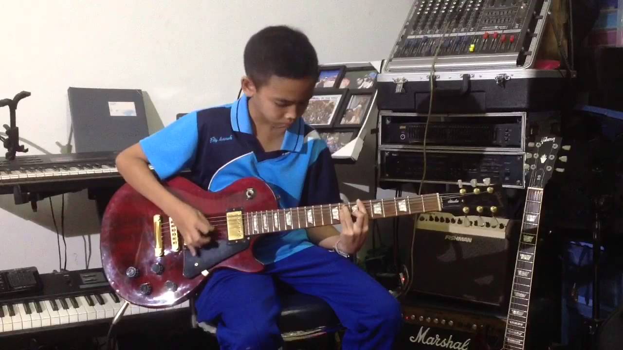 11 year old rock guitar: Freedom Song - YouTube
