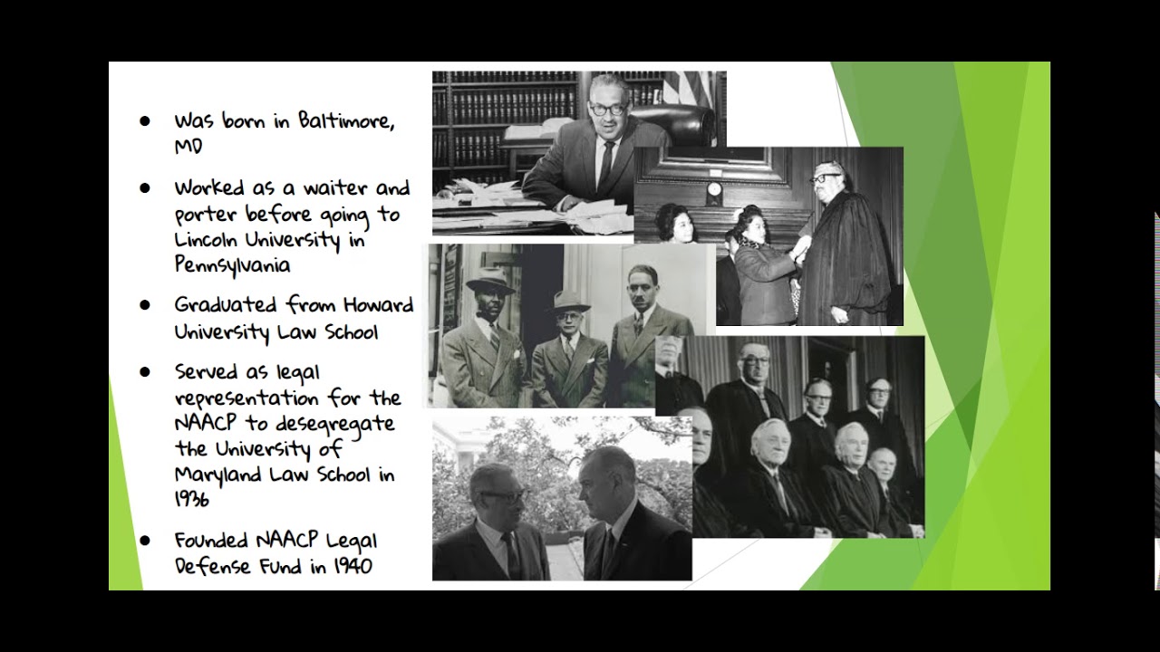 Thurgood Marshall, mini-biography - YouTube