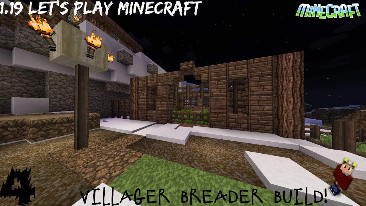 Villager breeder build! 1.19 Let's play Minecraft (ep4) - YouTube