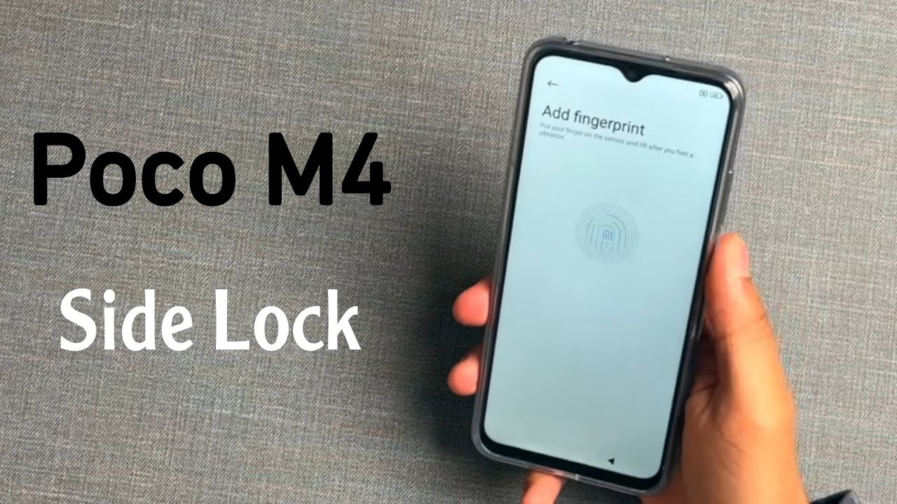 Poco M4 5G Fingerprint Lock | How to Add Fingerprint Lock in Poco M4 ...
