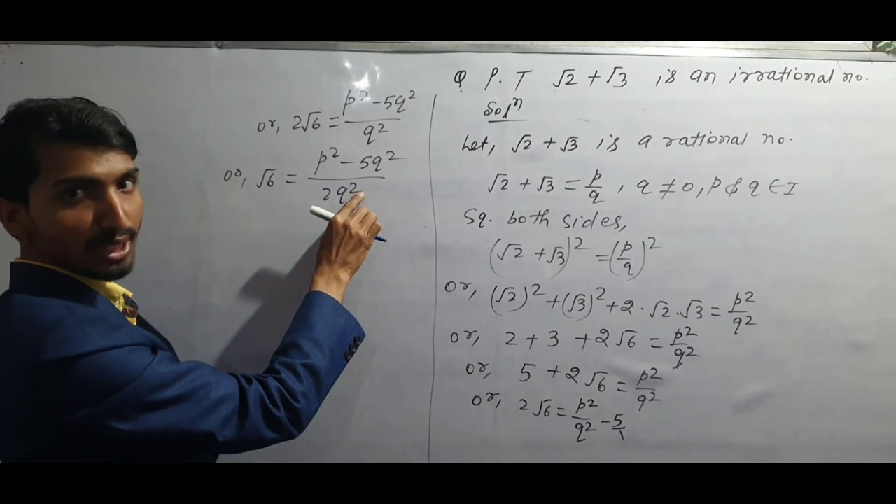 Prove That Root 2 Root 3 Is An Irrational Number YouTube prove-that-root-2-root-3-is-an-irrational-number-youtube