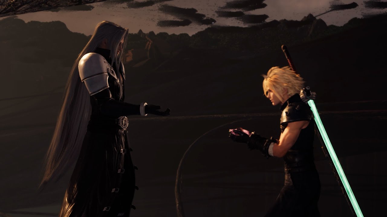 Cloud Gives the Black Materia to Sephiroth | Final Fantasy 7 Rebirth ...