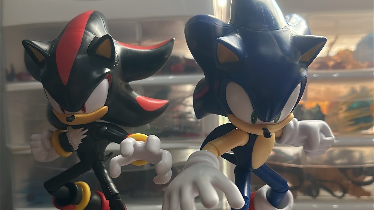 Sonic vs Shadow ( Stop Motion Animation) - YouTube