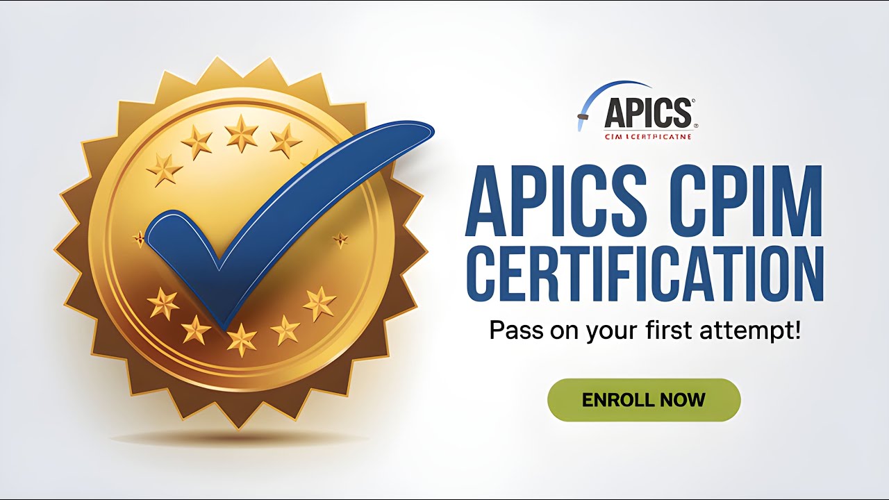 APICS CPIM Certification: Pass on Your First Attempt! 🎯📚 - YouTube