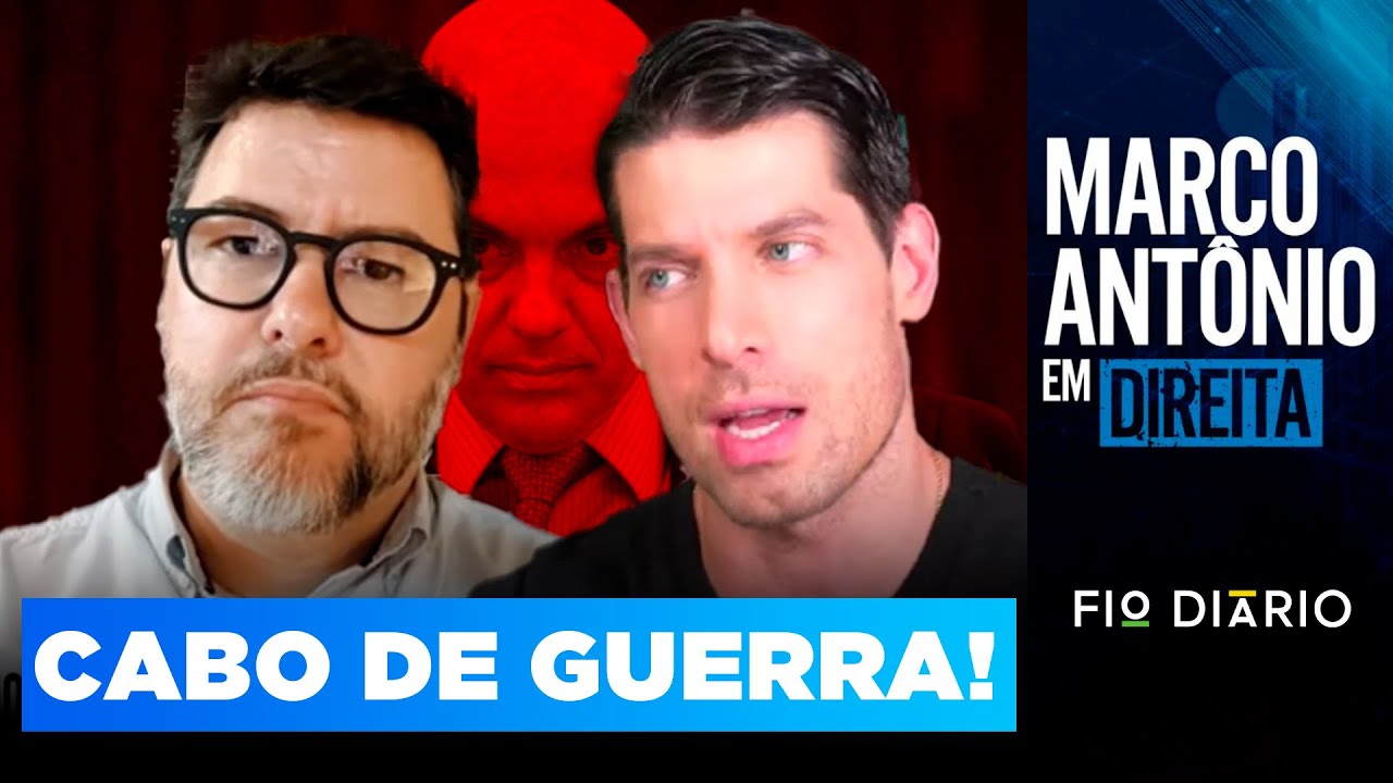 MARCO ANTÔNIO E GUSTAVO LOPES COMENTAM A TENSÃO ENTRE CONGRESSO E STF - MARCO ANTÔNIO EM DIREITA ...