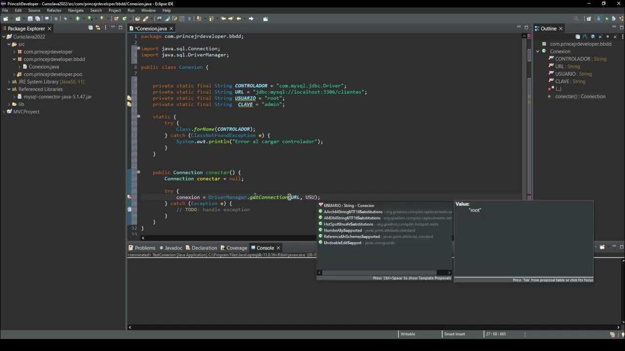 19 JDBC JAVA con MYSQL - YouTube