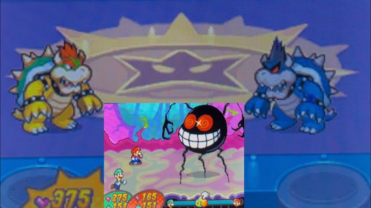 Mario & Luigi Bowser’s Inside Story - Final Boss: Dark Bowser & Dark ...