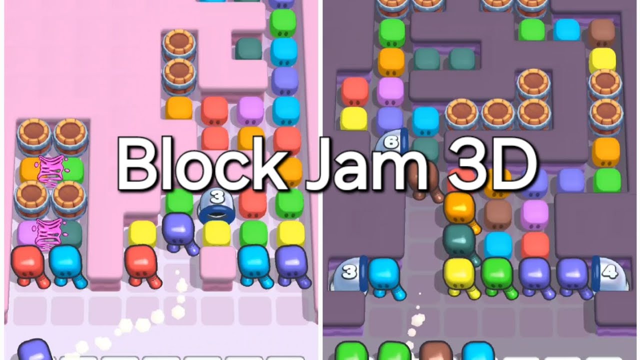 Block Jam 3D gameplay levels 153-156/ There Is Always A Way Out - YouTube
