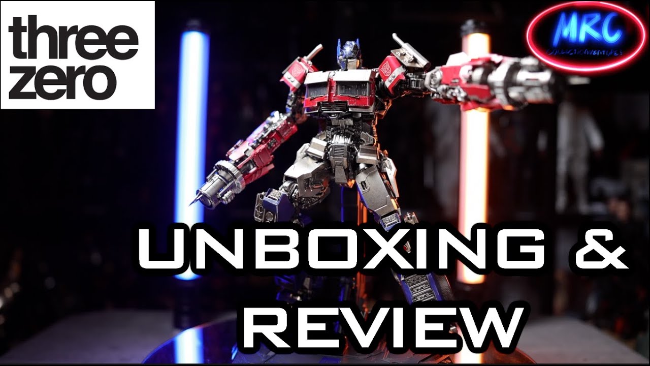 THREEZERO Optimus Prime ROTB DLX collectible figure Unboxing & Review ...