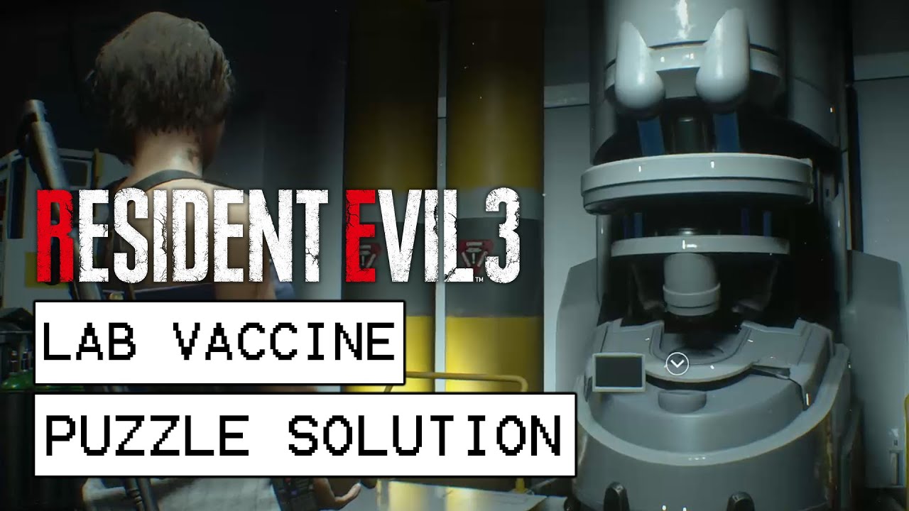 Resident Evil 3 Remake Lab Vaccine Synthesis Puzzle Solution - YouTube