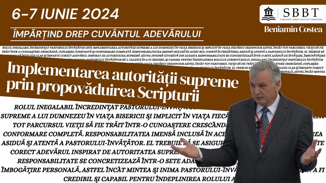 Imperativul autentificării propovăduirii - YouTube