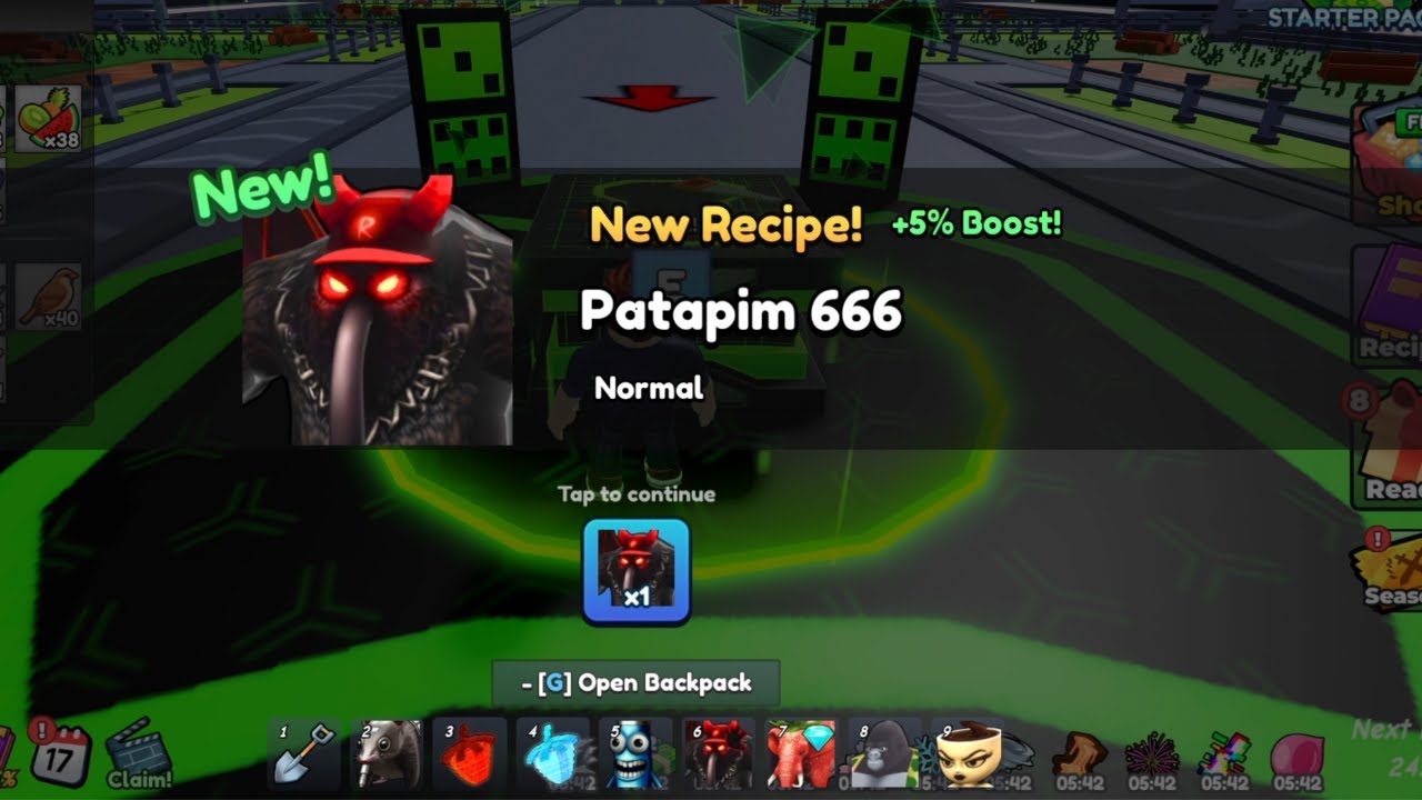 How To Get Patapim 666 Limited Secret Brainrot In Craft A Brainrot ...