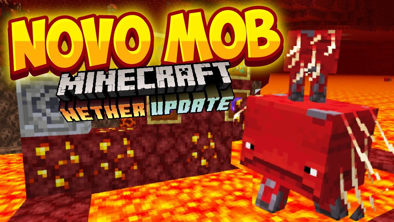 NOVO MOB DO NETHER ! MINECRAFT NETHER UPDATE SNAPSHOT 20W13A - YouTube