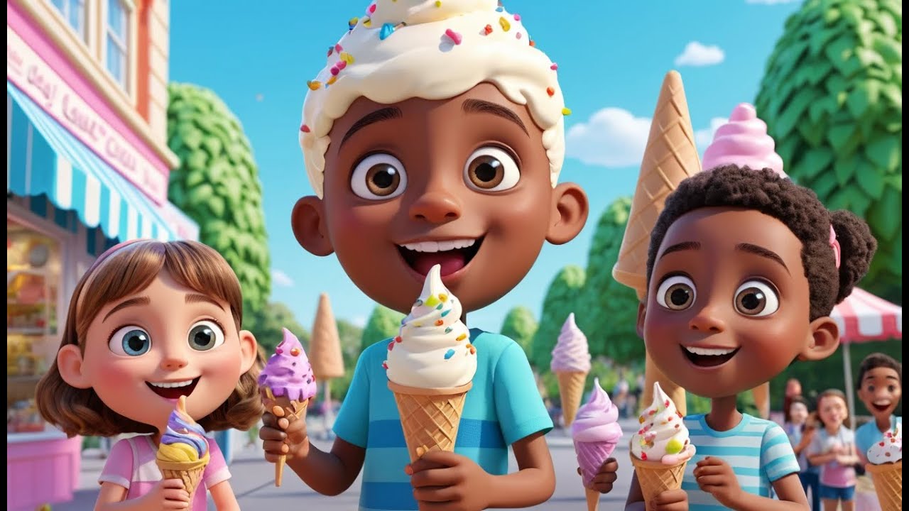 The Ice Cream Bridge Melts Away | Fun Nursery Rhyme for Kids | Sing ...