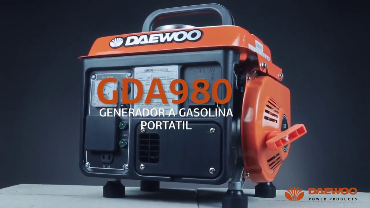 Conocé el Generador a gasolina portátil Daewoo GDA980 | HIDROAL - YouTube