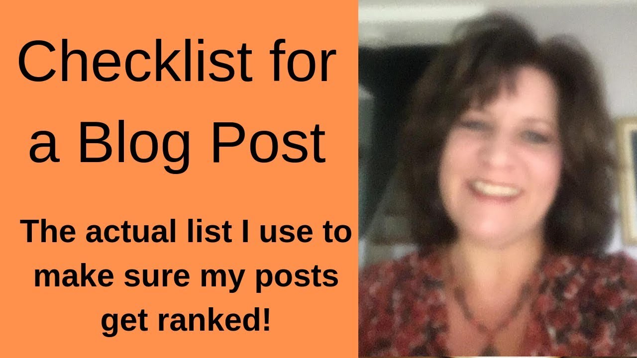 Checklist to Get Your Blog Posts Ranked | SEO Tips to Rank #1 in Google ...