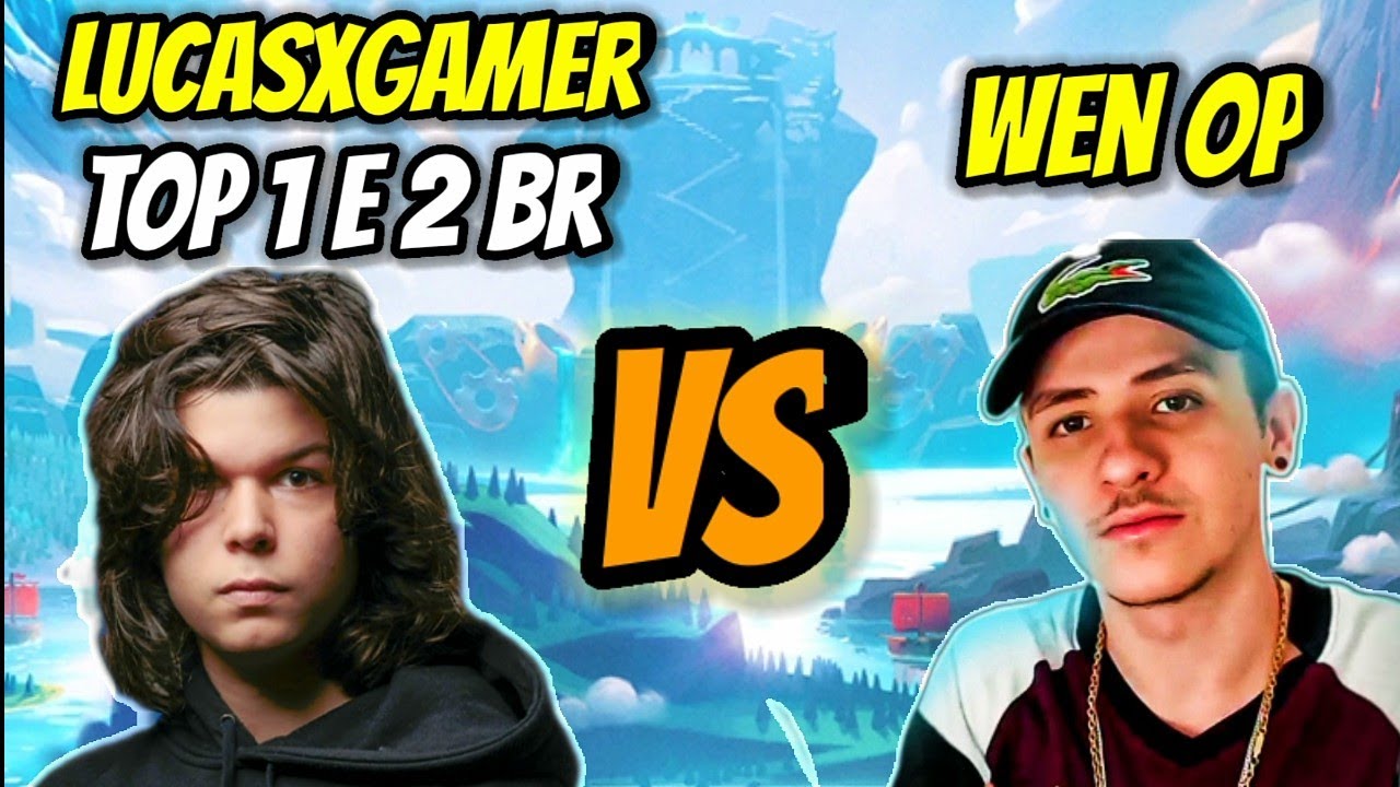 LucasxGamer vs Wen Op partida dos top do ranking global do clash royale ...