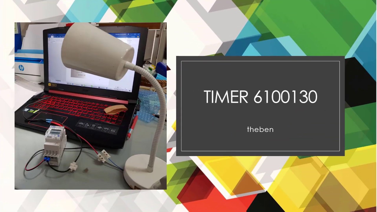 Timer TR610-TOP3 (6100130) of Theben - YouTube