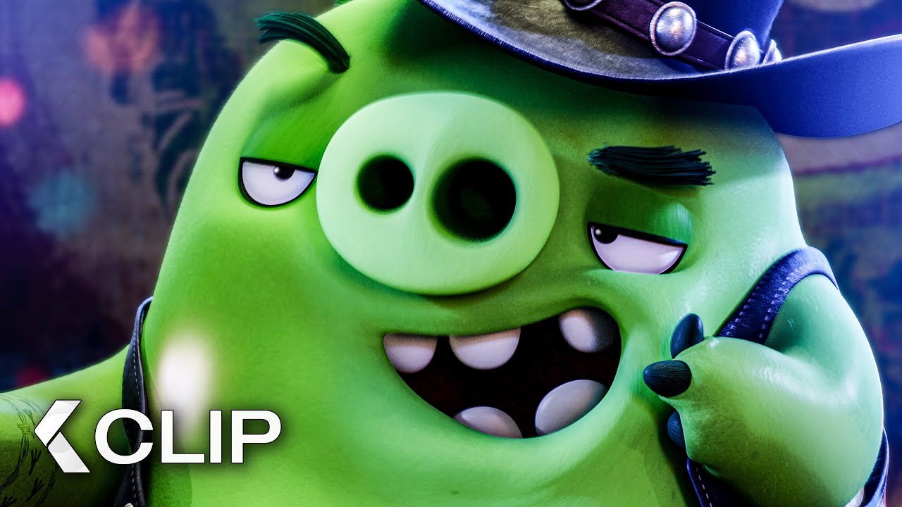 The Piggy Cowboy Show Scene - The Angry Birds Movie (2016) - YouTube