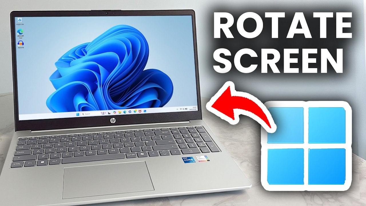 How To Rotate Computer or Laptop Screen - Step By Step - YouTube