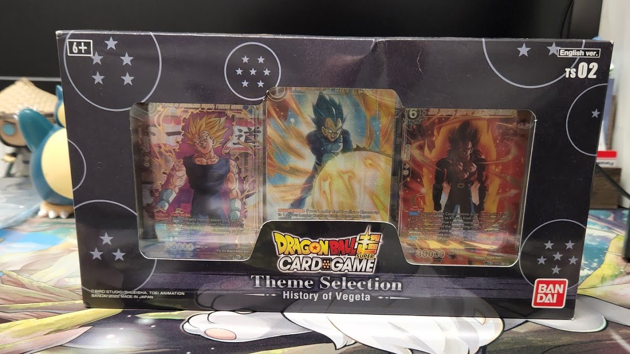 Dragonball Super Theme Selection TS02 History of Vegeta! Box Break ...