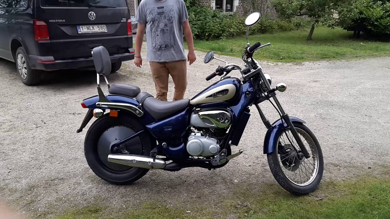 Aprilia Classic 50 chopper - YouTube