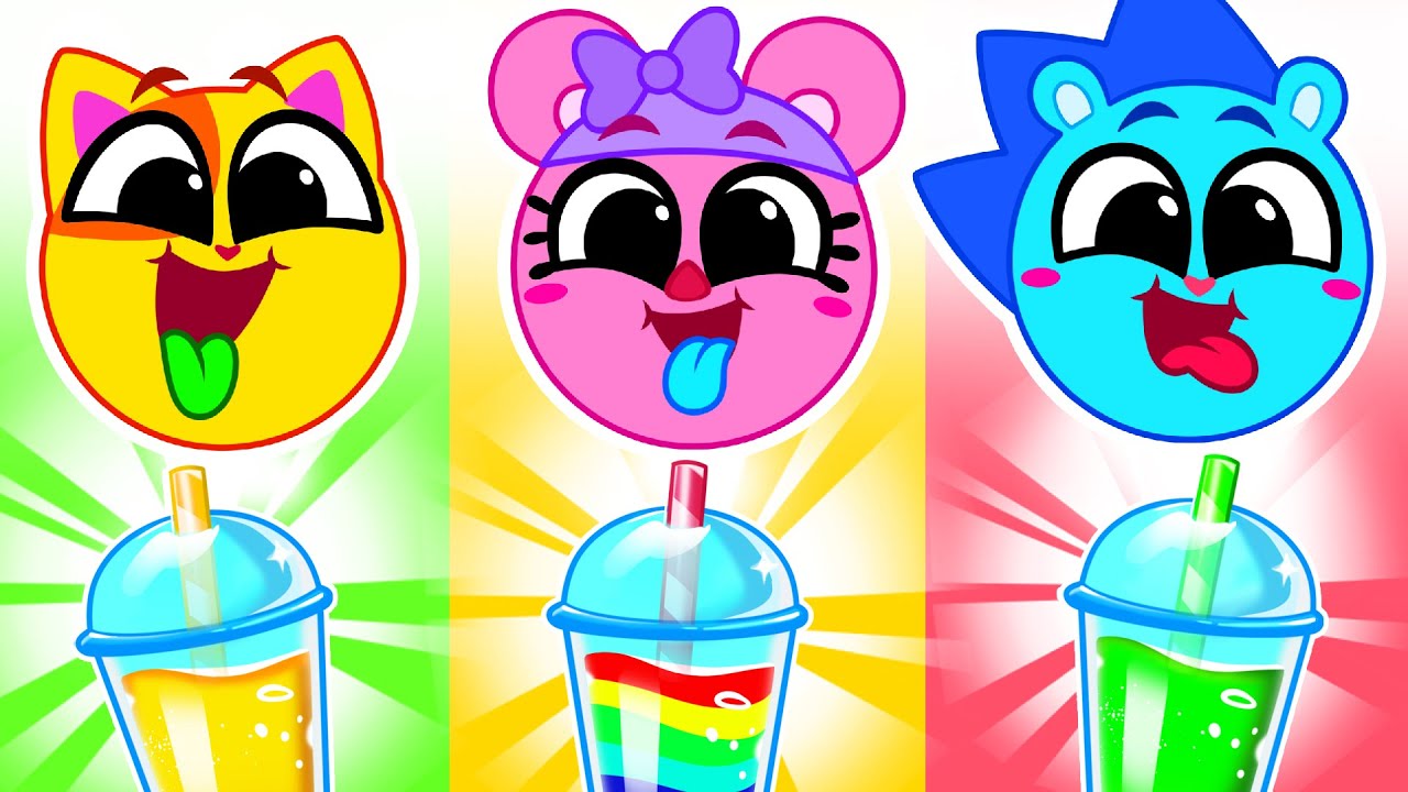 Yummy Rainbow Milkshake Stories | Funny Toddlers Cartoon Stories by ...