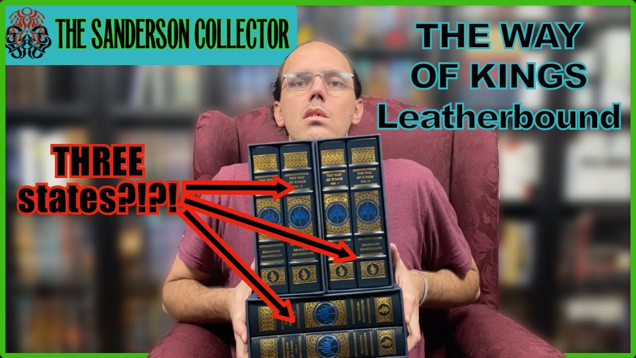 There are THREE States of the Way of Kings Leatherbound‽ - YouTube