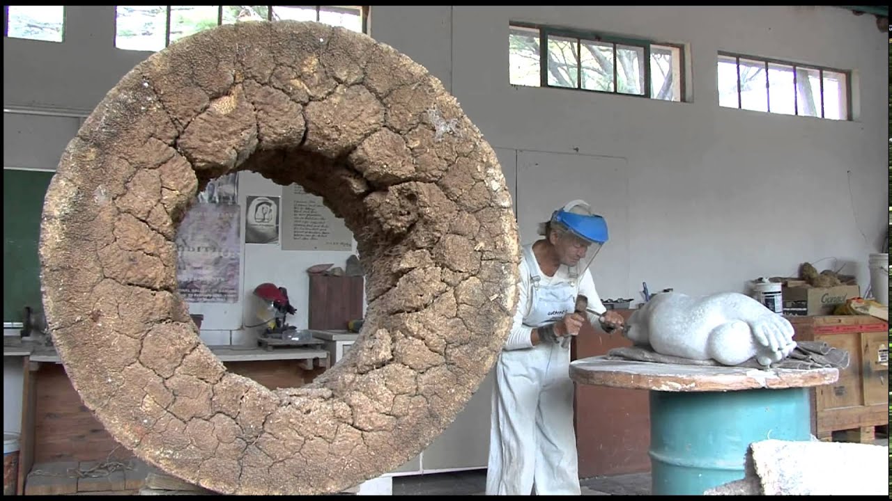 Berner, Dörte, Bildhauerin, Namibia - YouTube