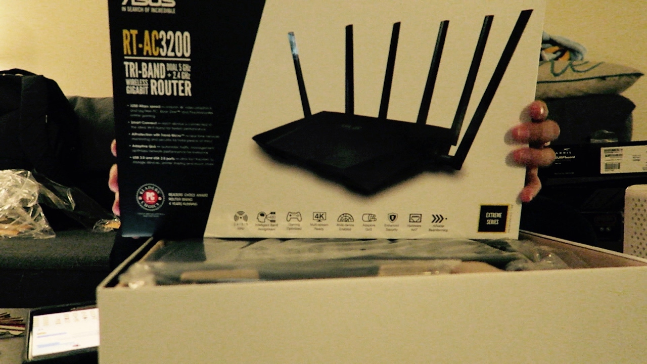 My New Asus 3200 Router - YouTube