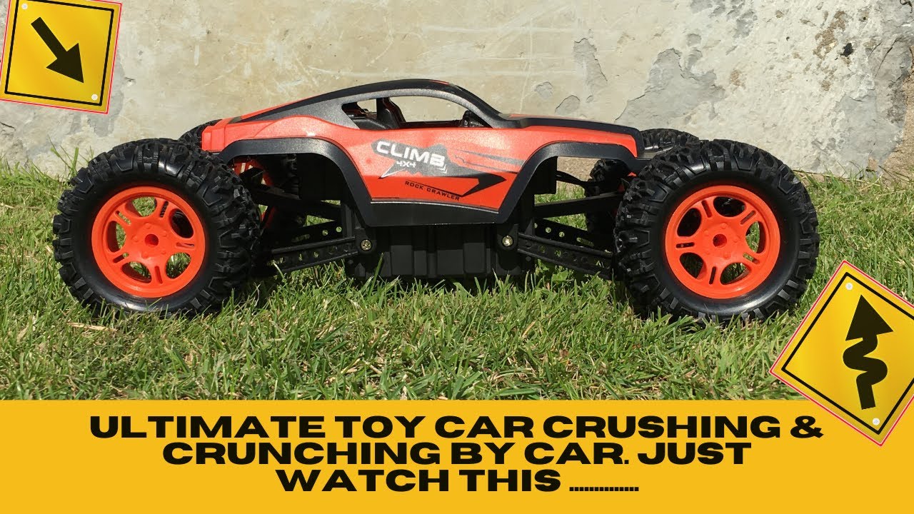 ASMR CRAZY TOY CAR CRUSHING CRUNCHING EXPERIMENT BY CAR. JUST LISTEN ...