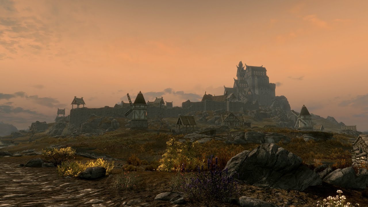 Skyrim. TES V. The capital. - YouTube