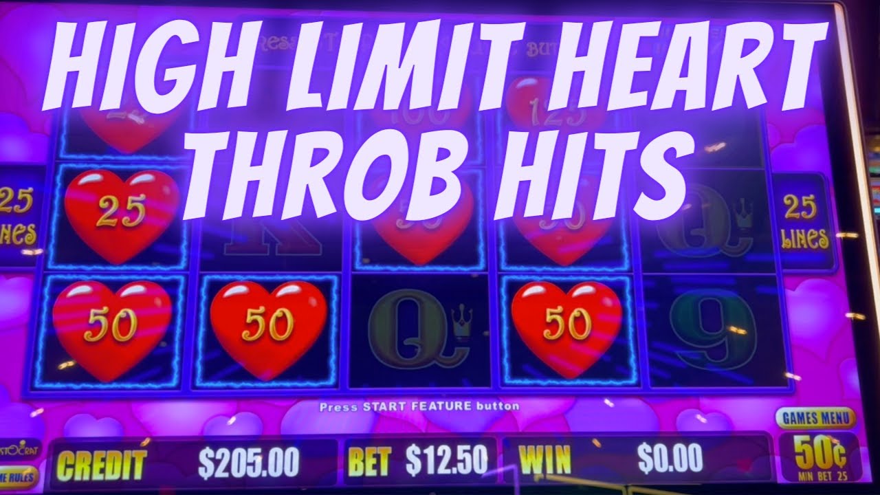 High Limit Heart Throb HITS! #slots #heartthrob #casino - YouTube
