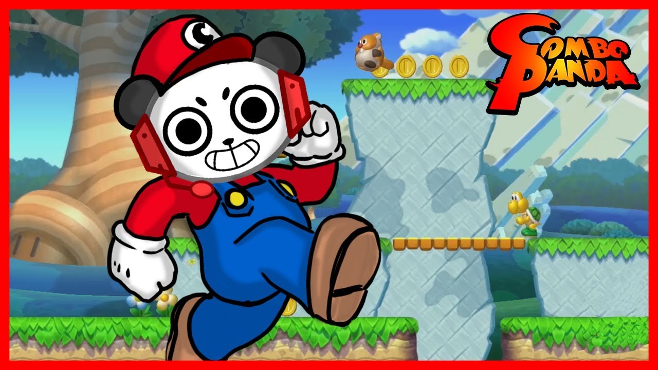 Super Mario Wii U SPEED RUN Let's Play with Combo Panda - YouTube