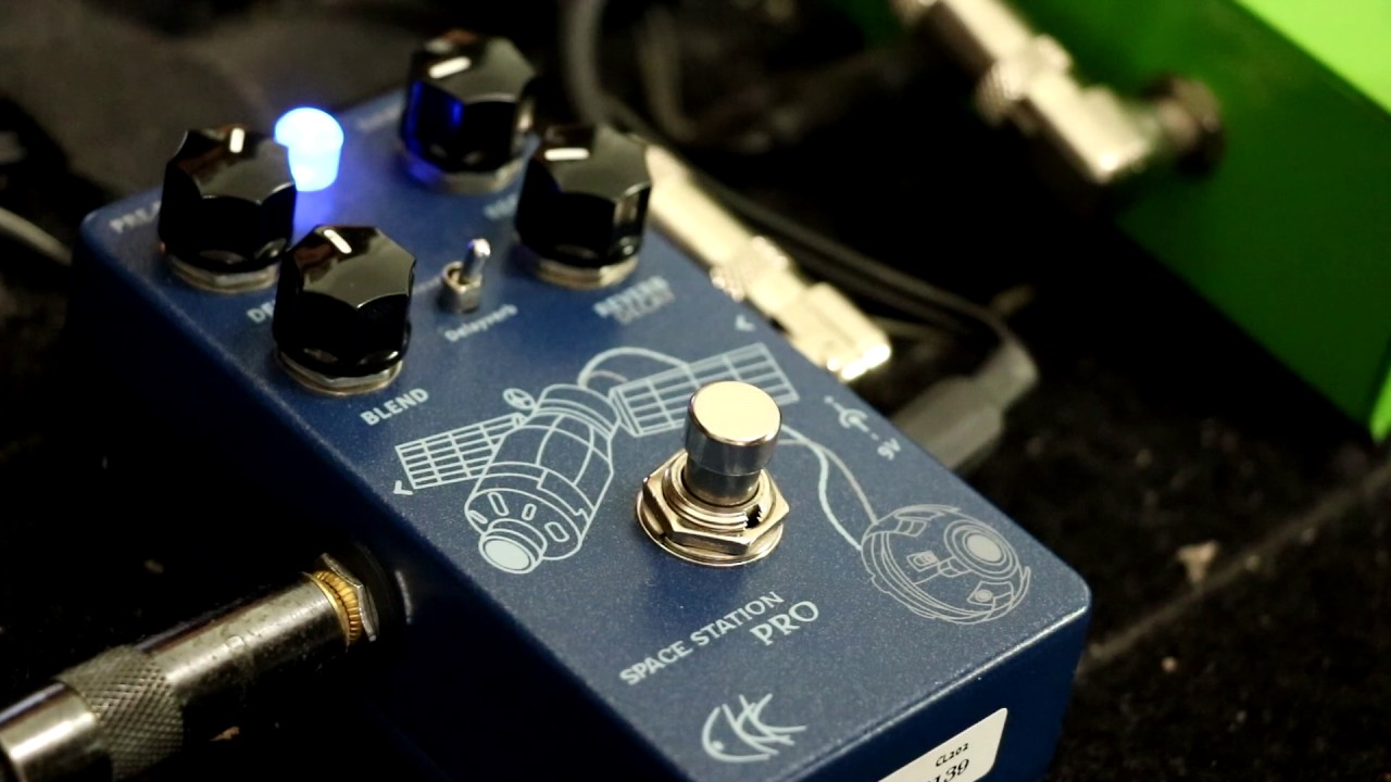 Ckk space station pro reverb & delay sound test - YouTube