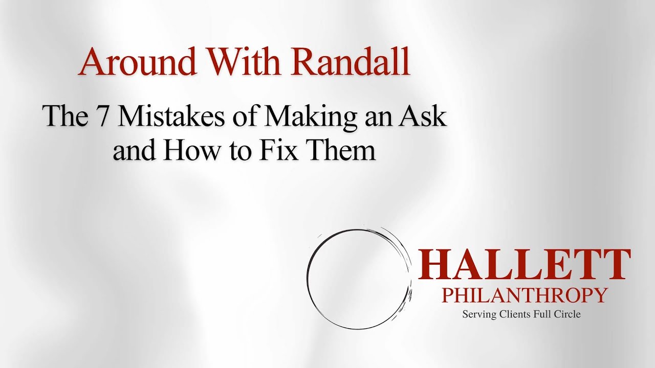 Episode 125: The 7 Mistakes of Making an Ask and How to Fix Them - YouTube