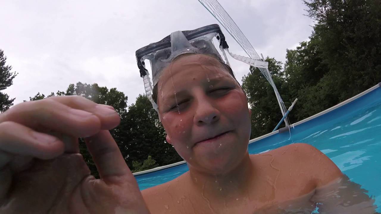 Testing my new GOPRO HERO+ in the pool - YouTube